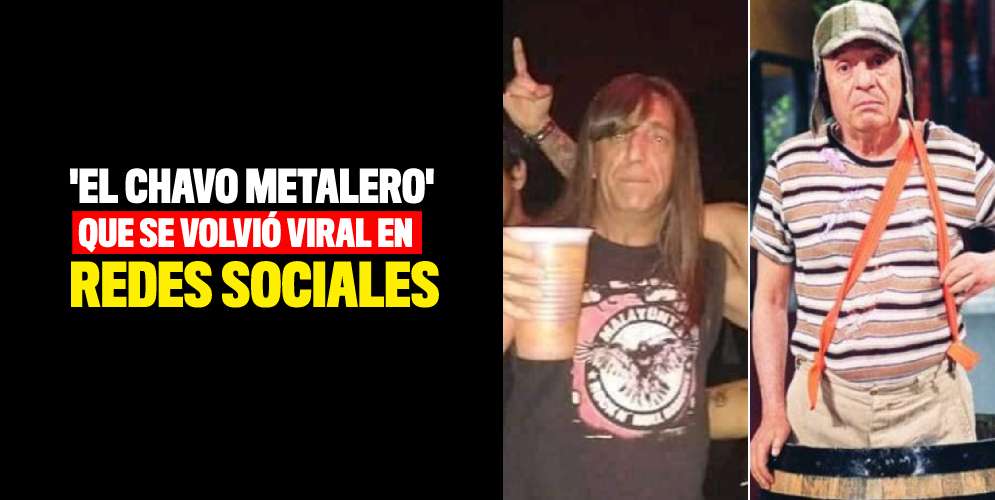 El gran parecido de un metalero argentino con 'El Chavo 8', viral en ...